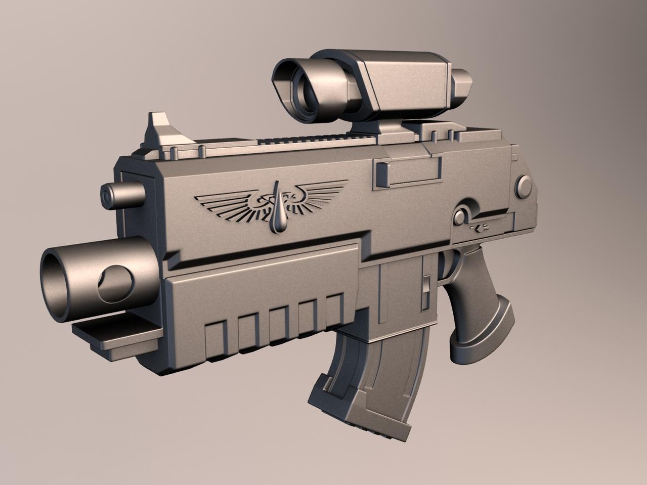 WH40k Space Marine — polycount