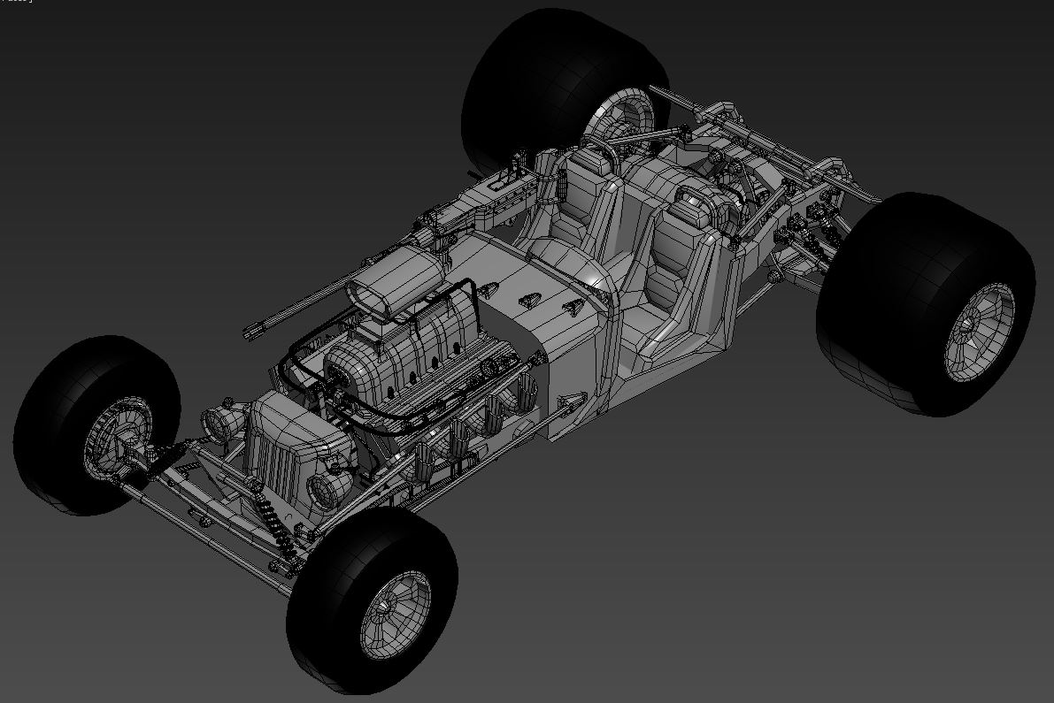 Apocalypse Rat Rod — polycount