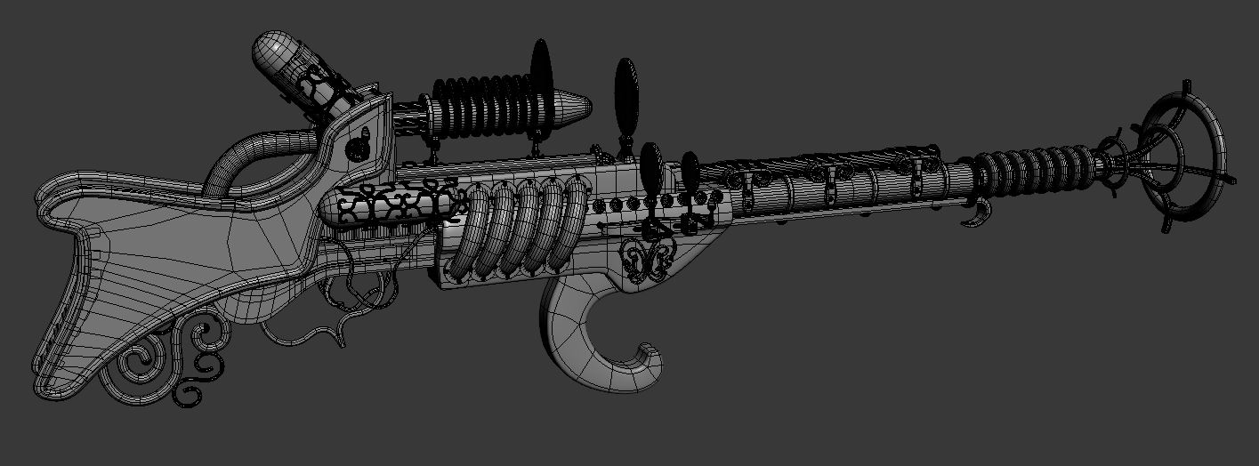 First Gun Model — polycount