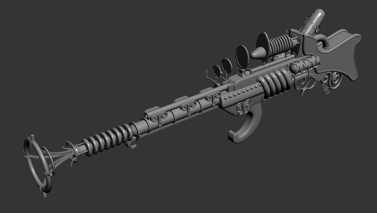 First Gun Model — polycount