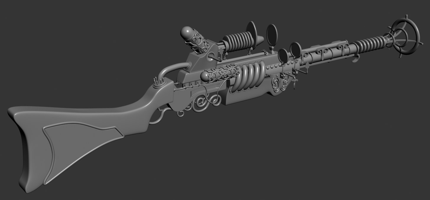 First Gun Model — polycount