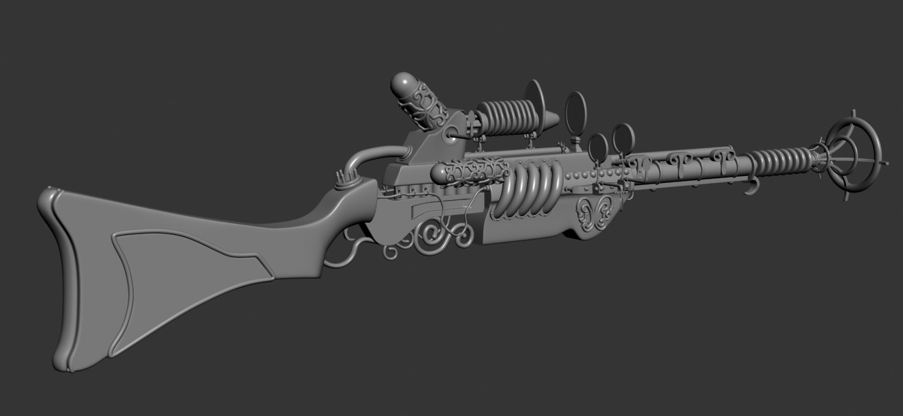 First Gun Model — polycount