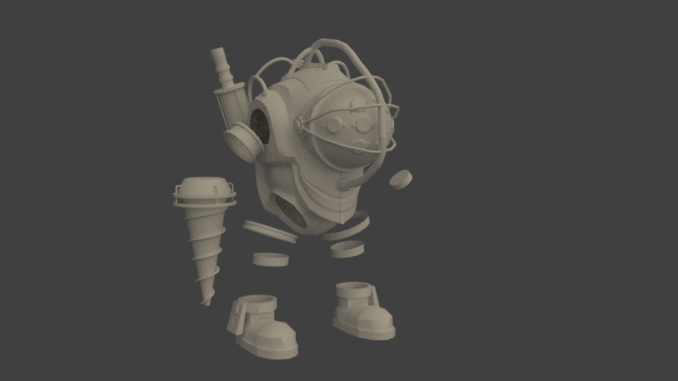 Big Daddy [WIP] — polycount