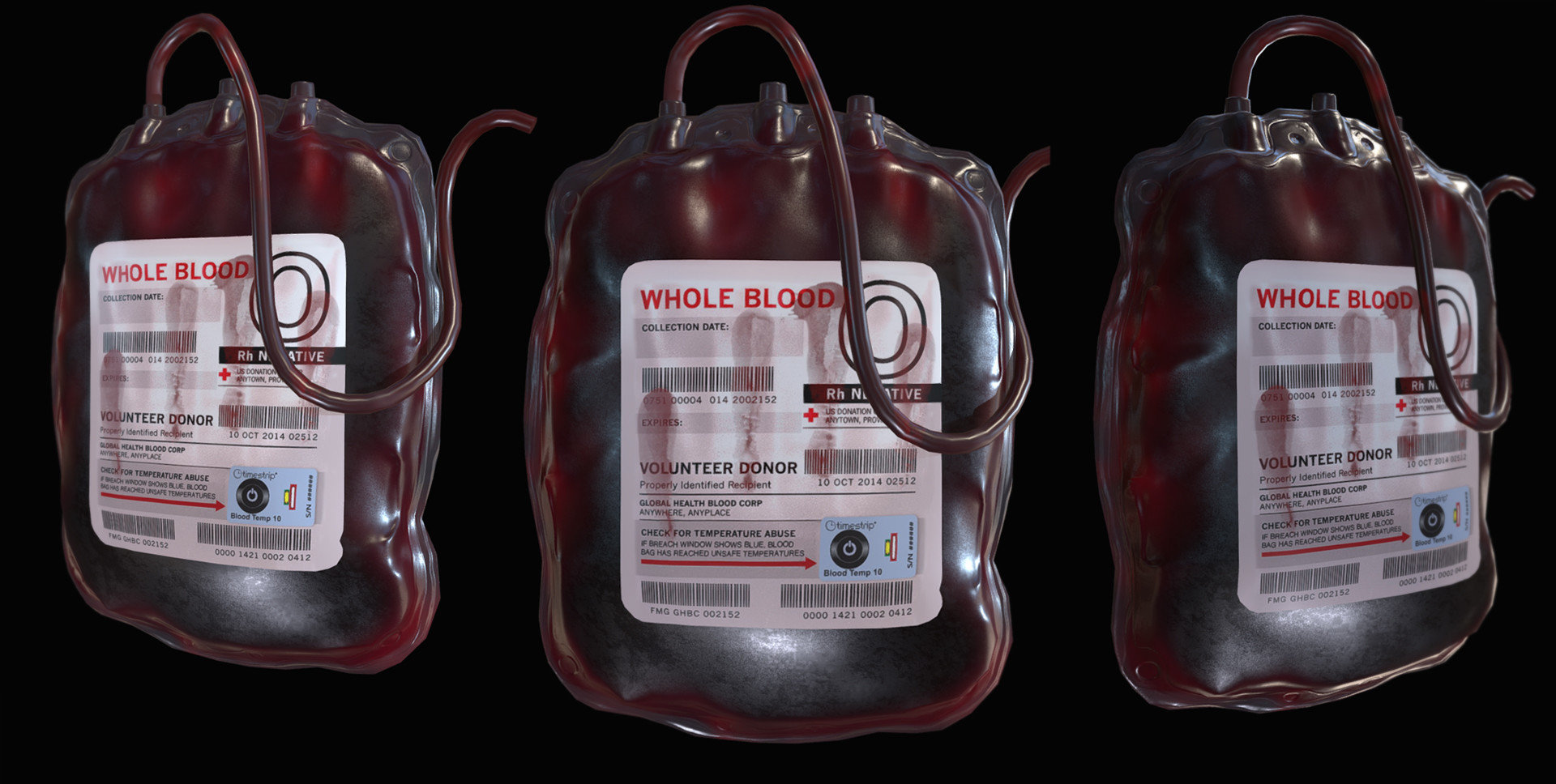 Blood Bag Polycount Blood Bag Polycount