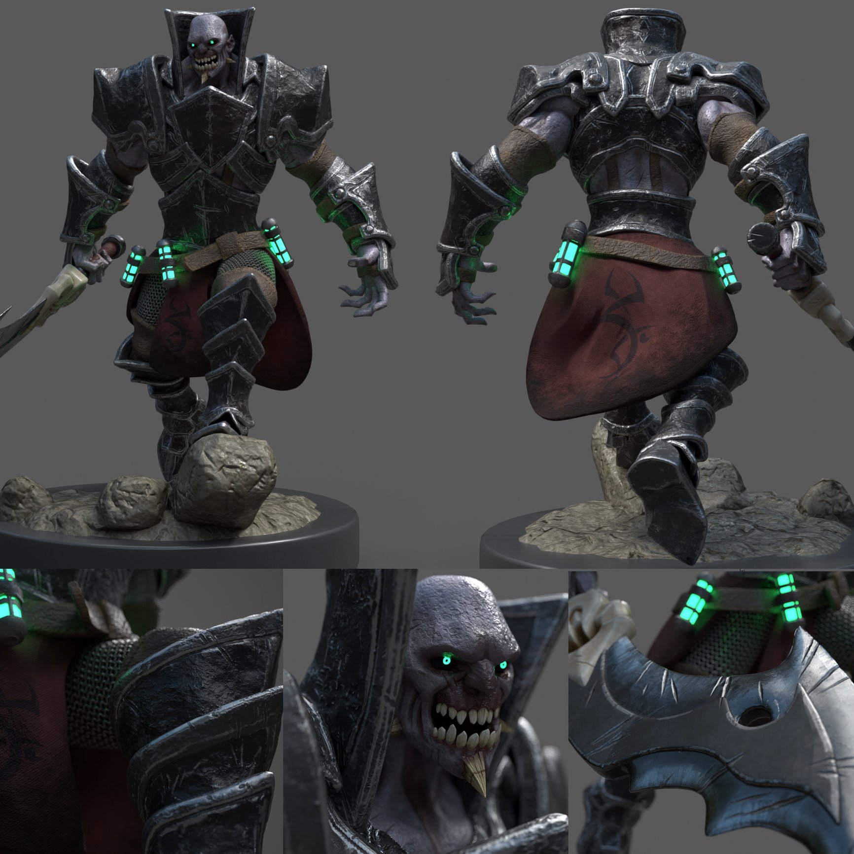 WiP / Monster Overlord / UE4 — polycount