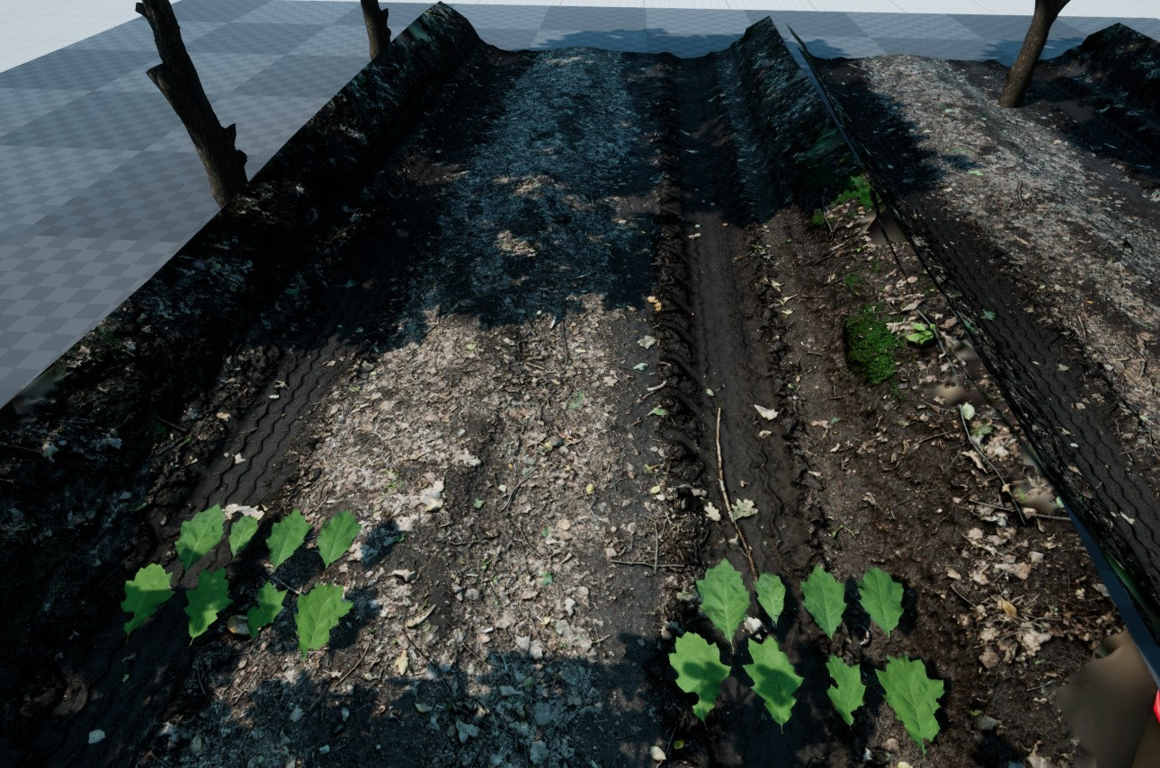[WIP][UE4]Forest Road — polycount