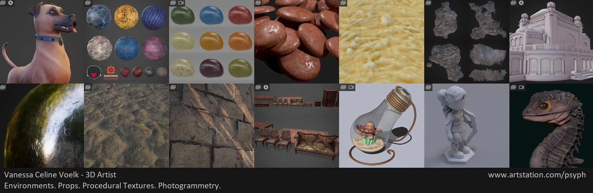 3D Artist | Environment, Props, Procedural Textures & Photogrammetry| Looking for Work — polycount