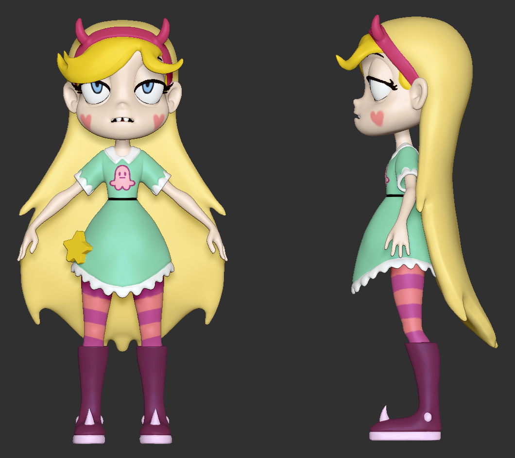 Star Butterfly Fan-art — polycount