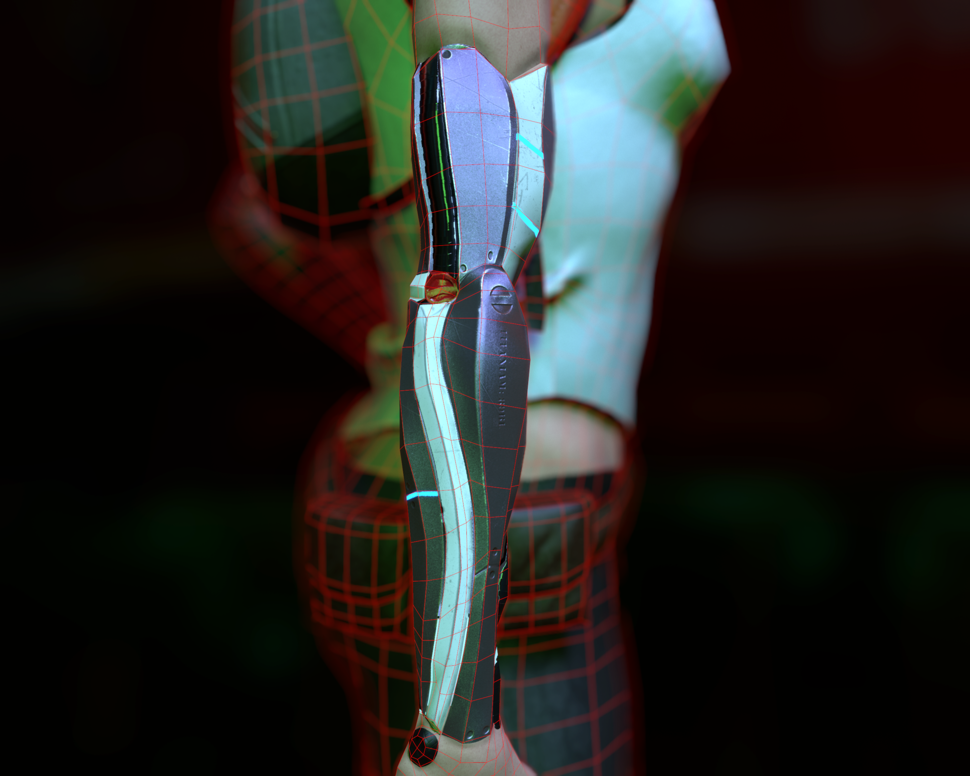 Bionic woman (game ready) aka my take on Lucy Liu Bot — polycount