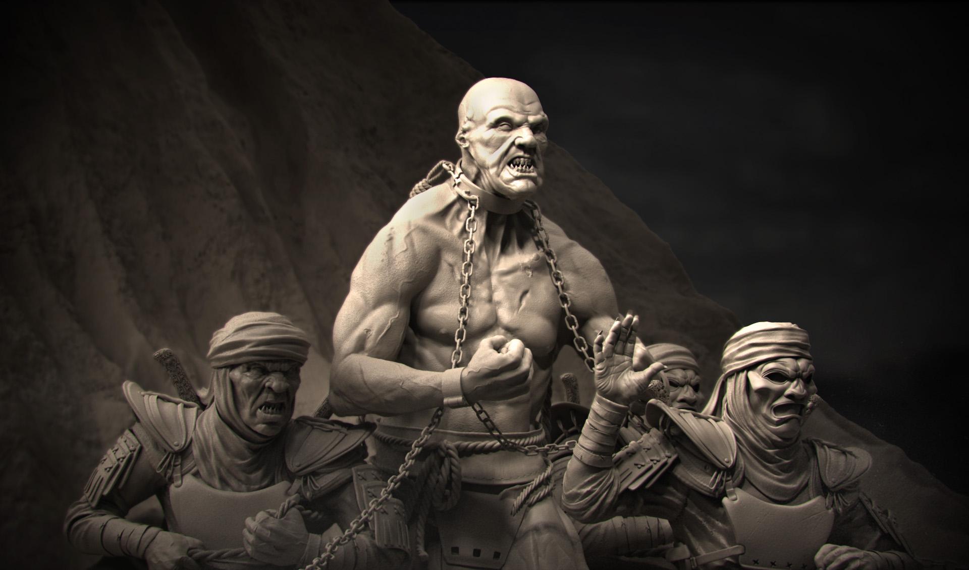 300 The Immortals Polycount