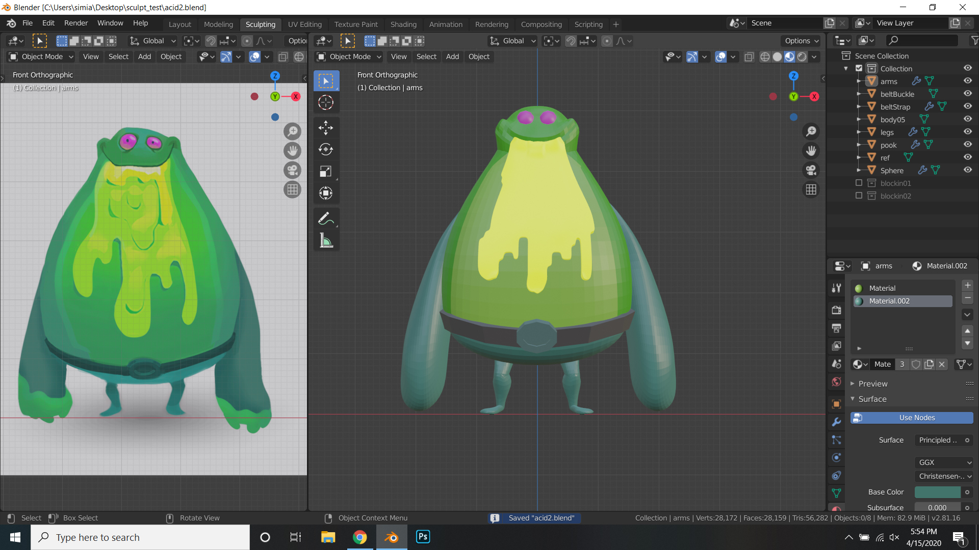 Sculpting In Blender Polycount