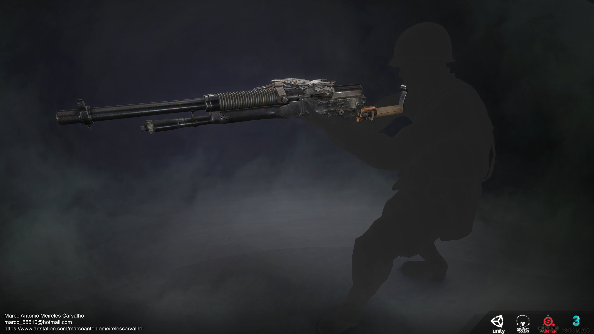 [WIP] Benet-Mercie m1909 — polycount