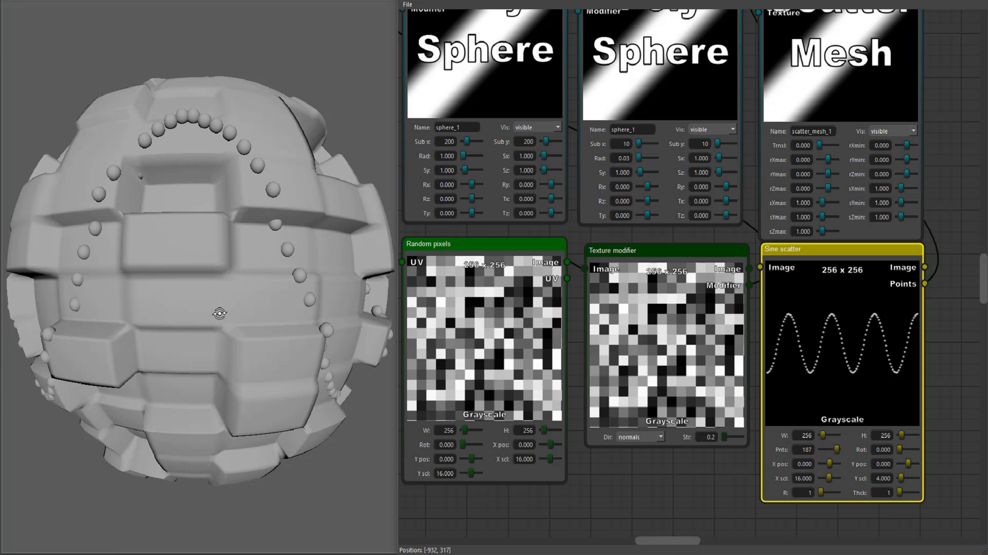  Maya Python My Procedural Scatter Nodes Polycount