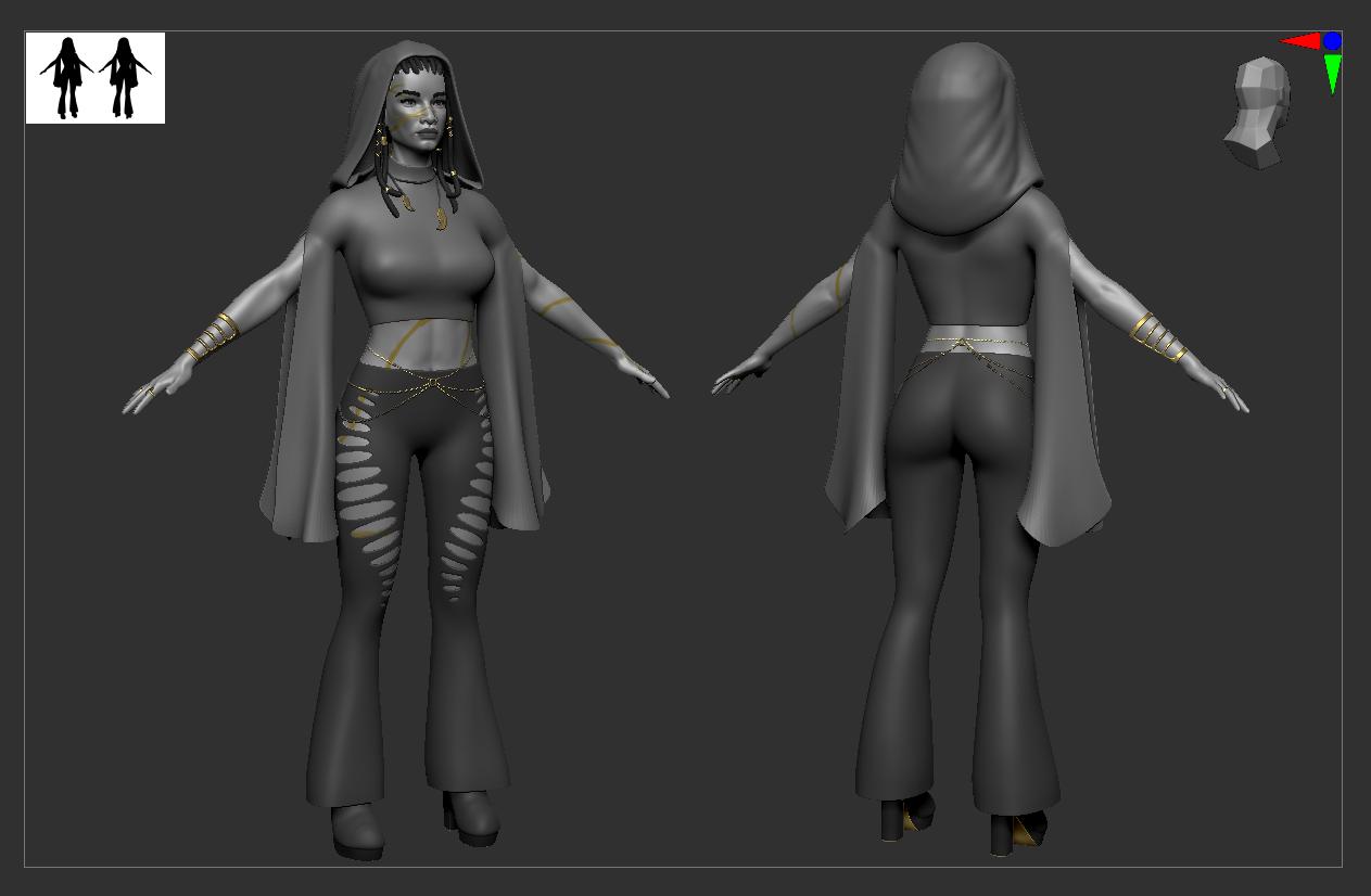 [WIP] Arabella Realtime Character - UE5 — polycount