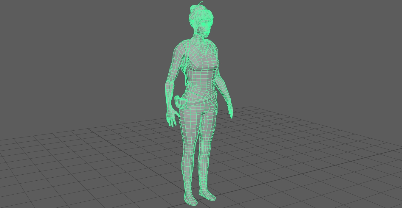 Bionic woman (game ready) aka my take on Lucy Liu Bot — polycount
