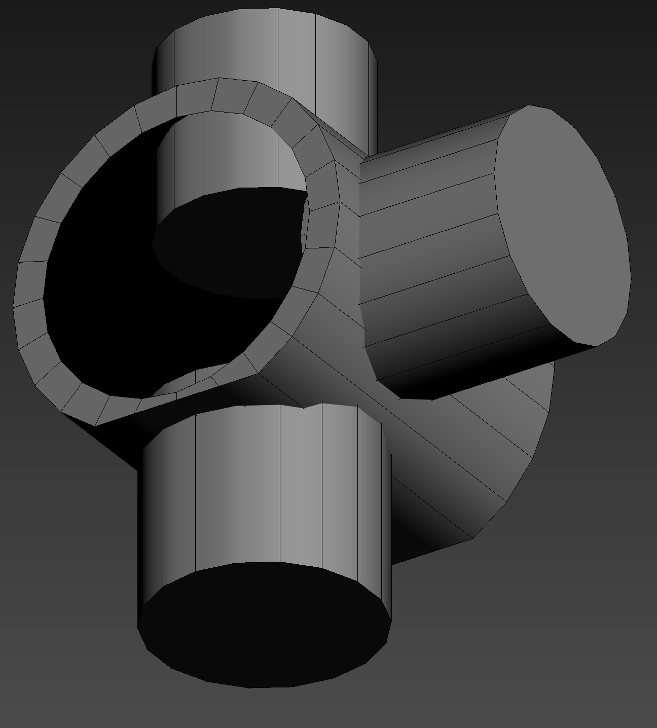 Best Way To Cut Holes In This Object Polycount