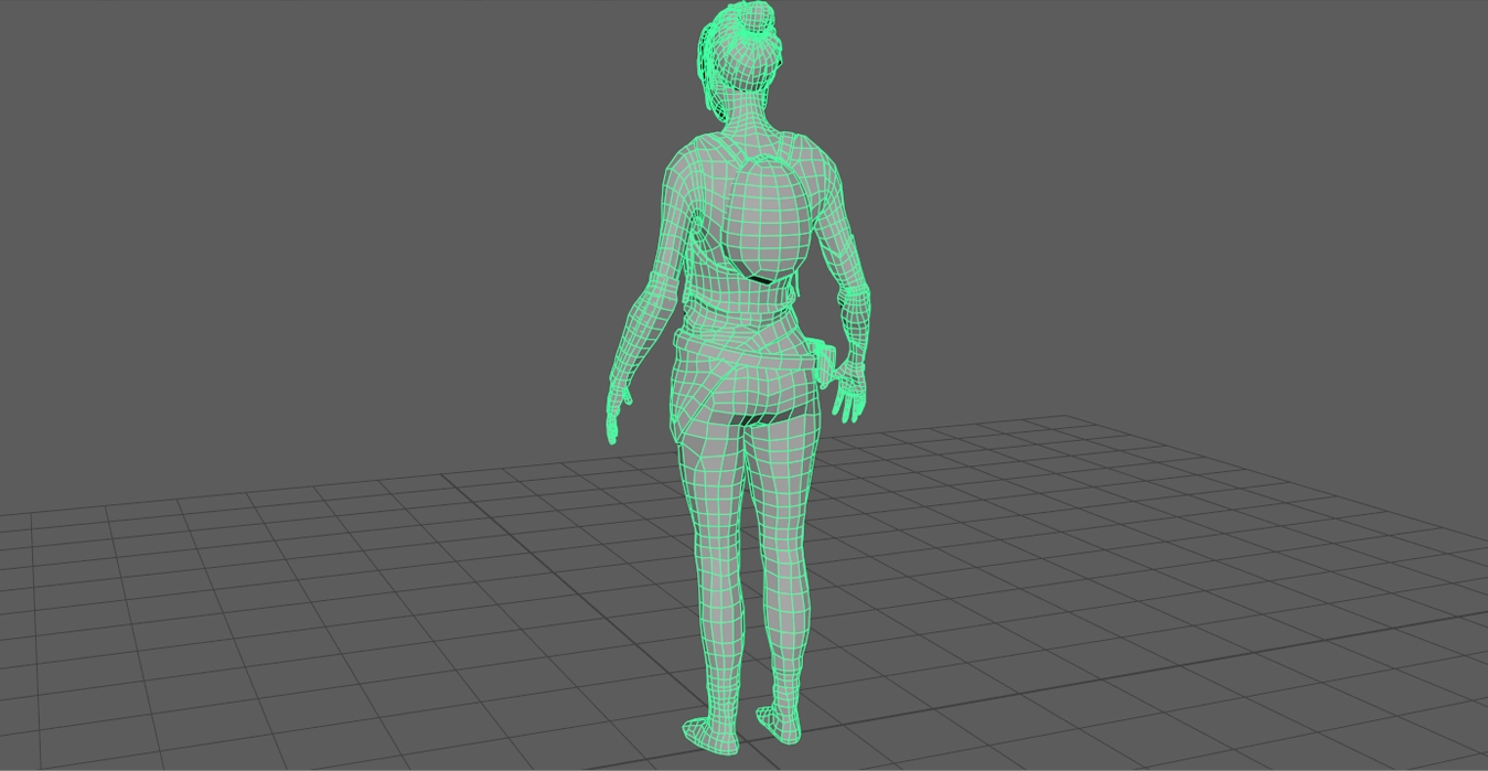 Bionic woman (game ready) aka my take on Lucy Liu Bot — polycount