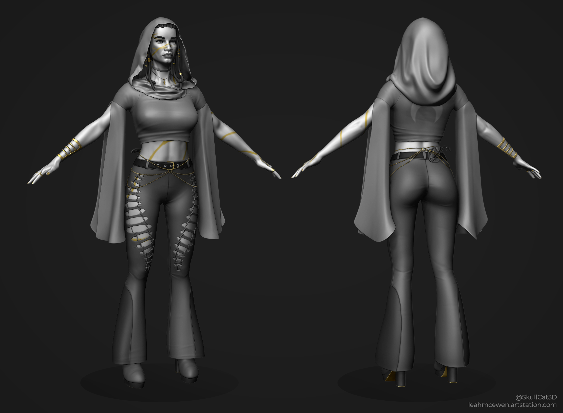 [WIP] Arabella Realtime Character - UE5 — polycount