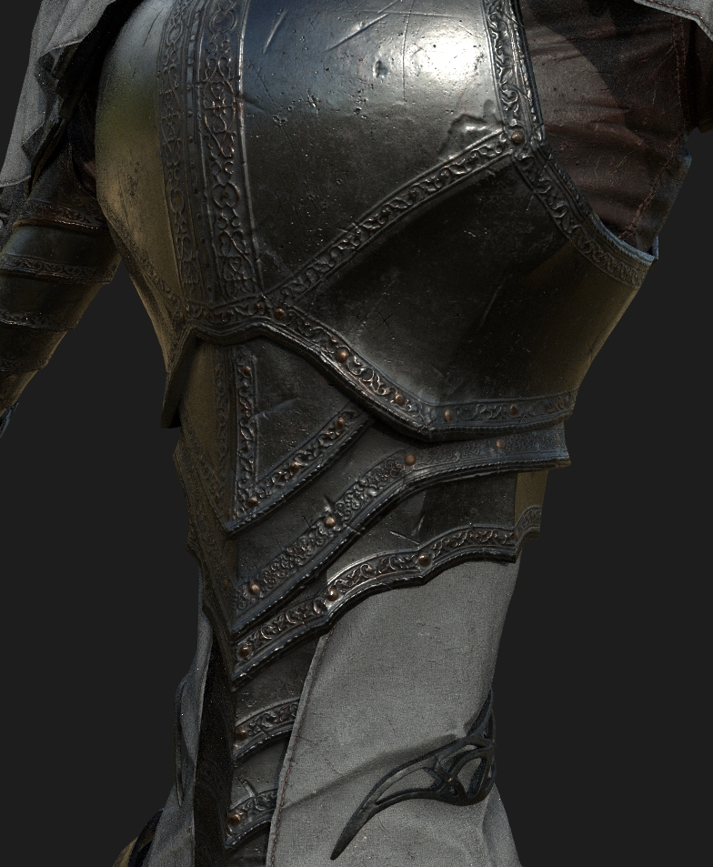 [WIP] Dark Souls III | Dancer of the Boreal Valley — polycount