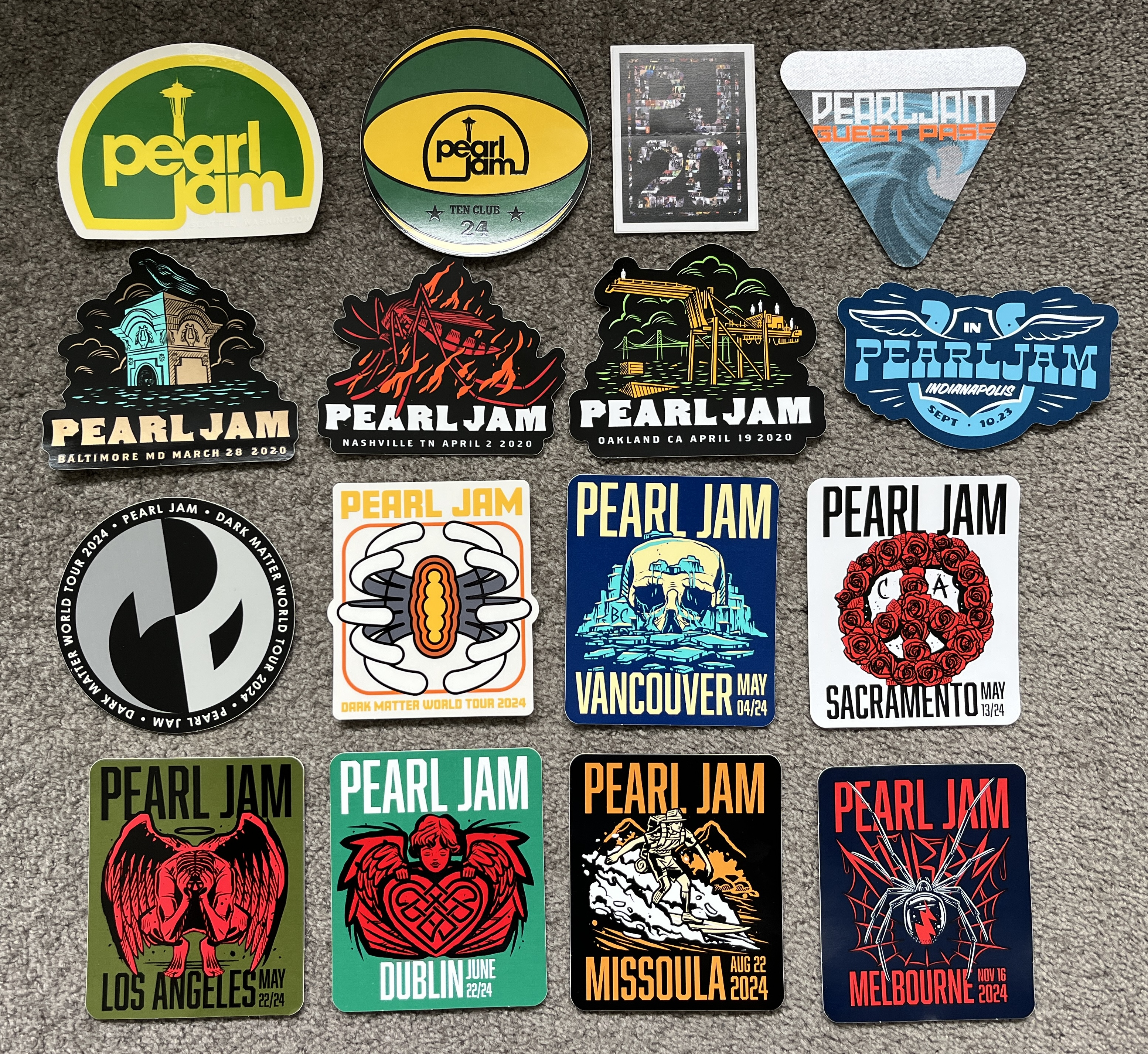 Stickers for trading — Pearl Jam Community