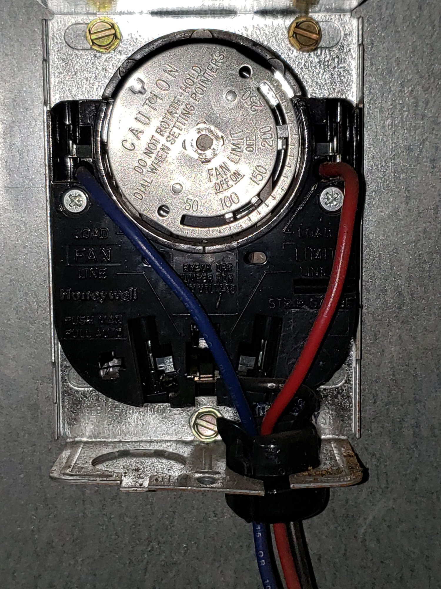 Honeywell L4064B Fan Limit Switch Help Heating Help The Wall