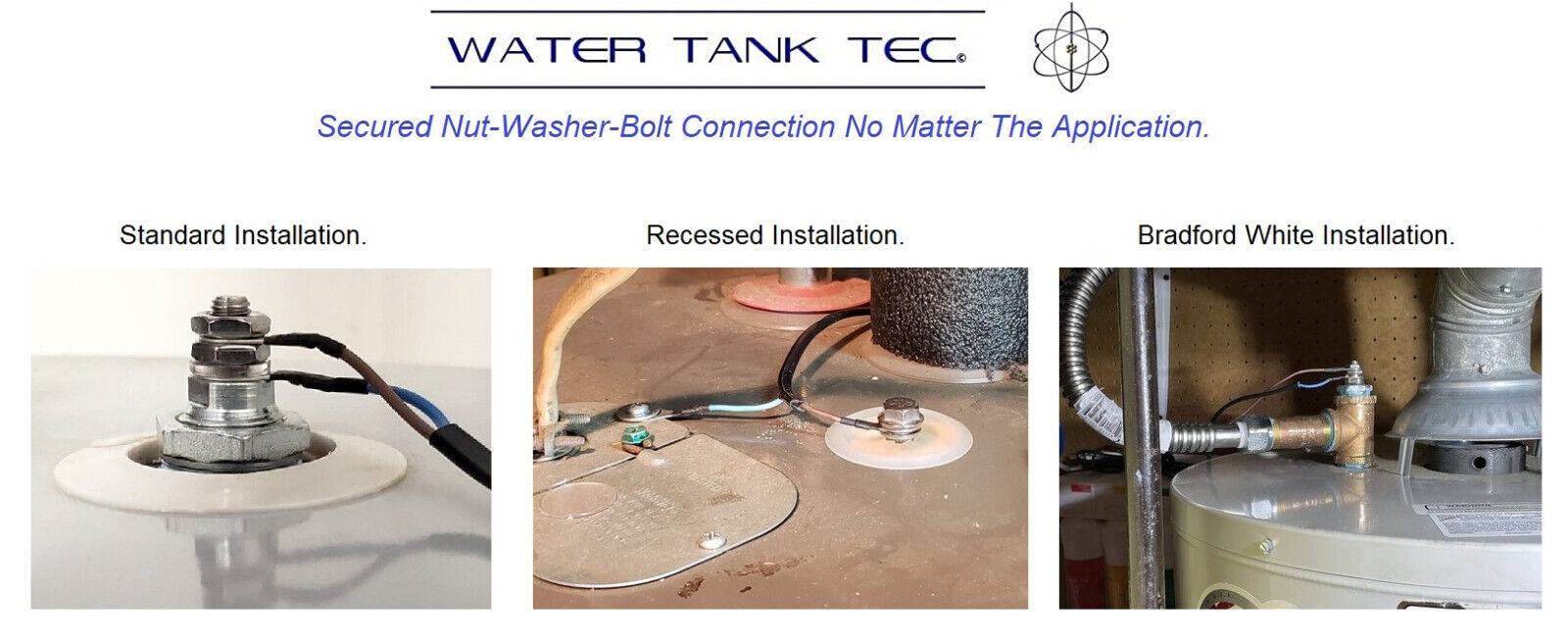 Electric DHW, damage at lower element due to insulation on screw ...