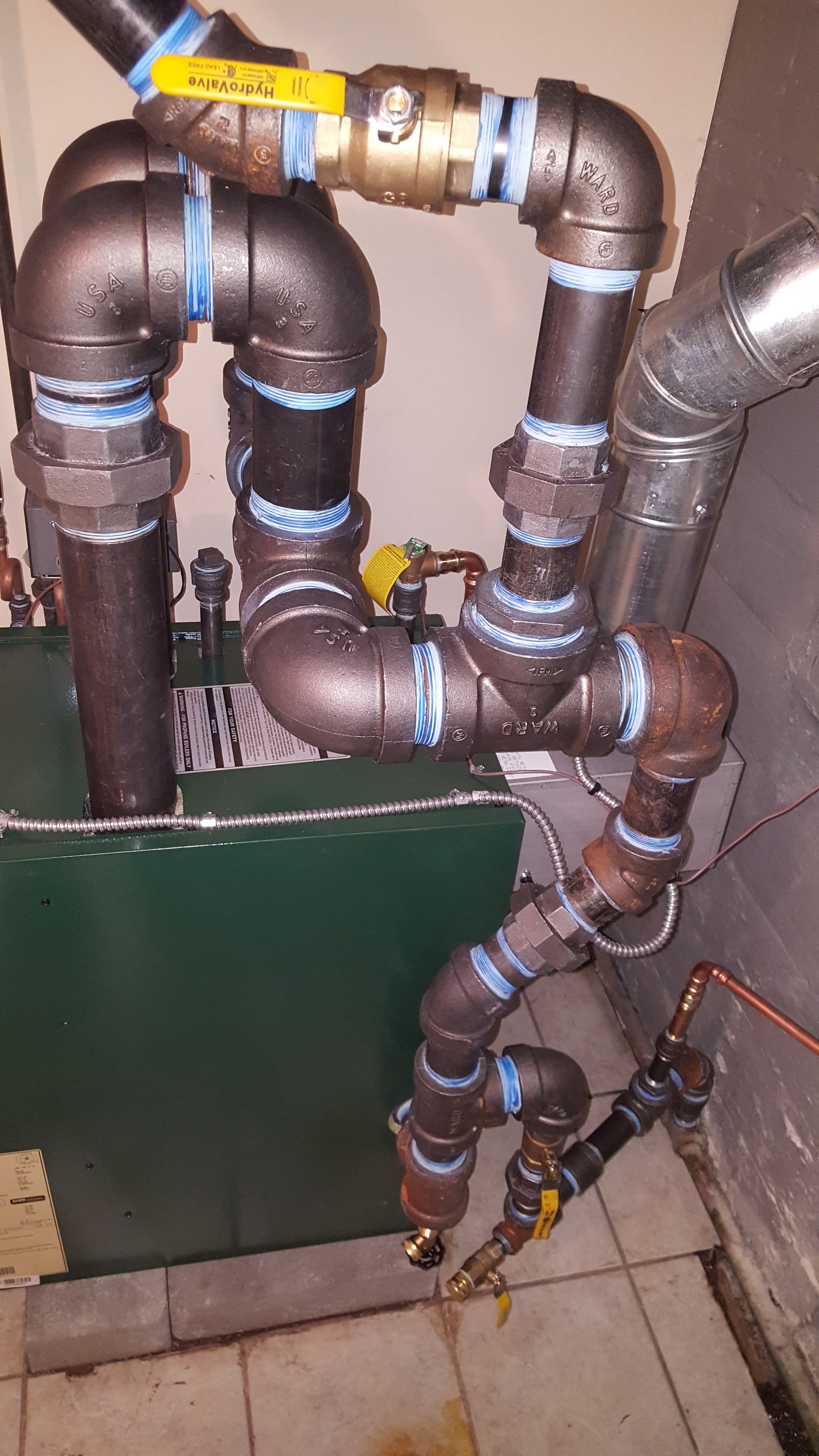 Another Drop Header Heating Help The Wall