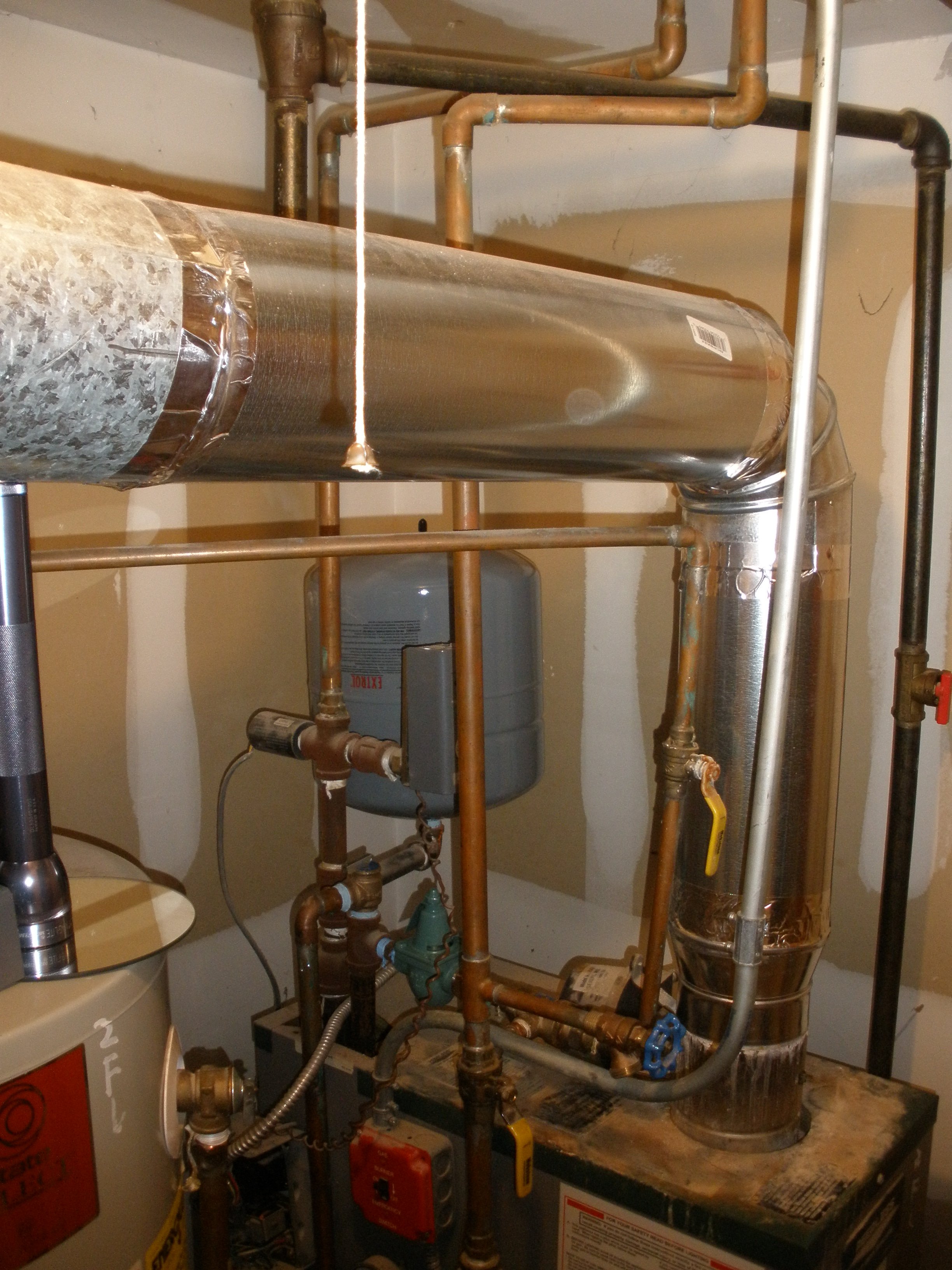 Spirovent install — Heating Help: The Wall