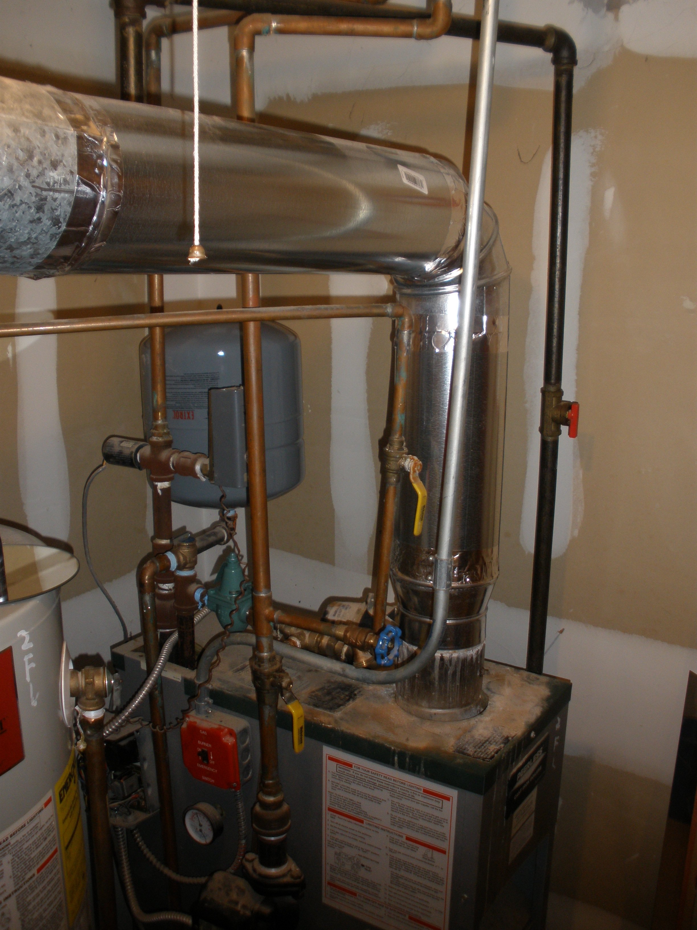 Spirovent install — Heating Help: The Wall