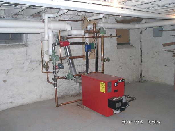 sooted up gas boiler — Heating Help: The Wall