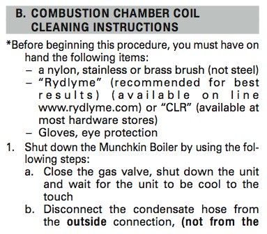Munchkin Contender Heat Exchanger — Heating Help: The Wall
