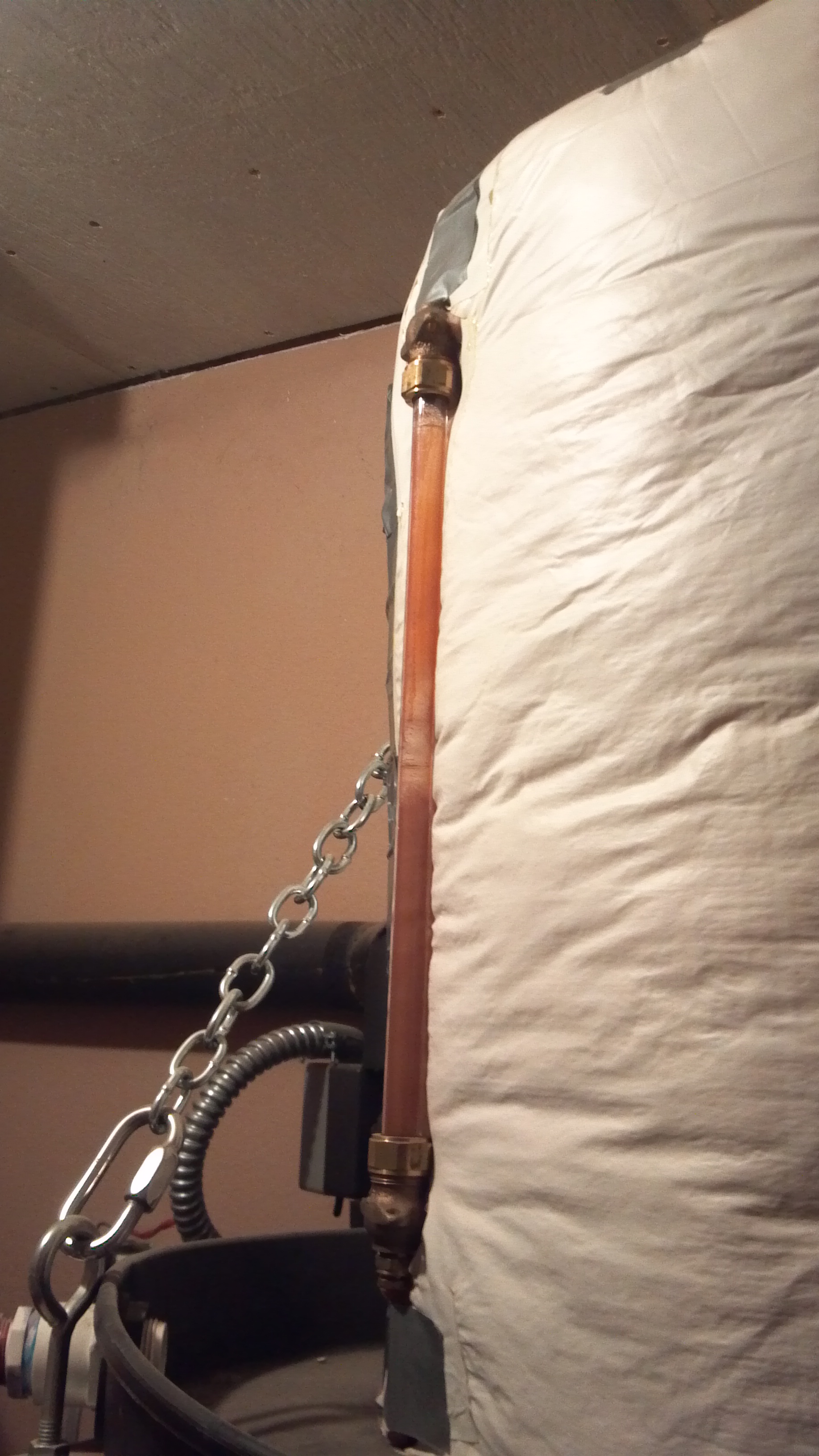 Brown DrainBack Water — Heating Help: The Wall