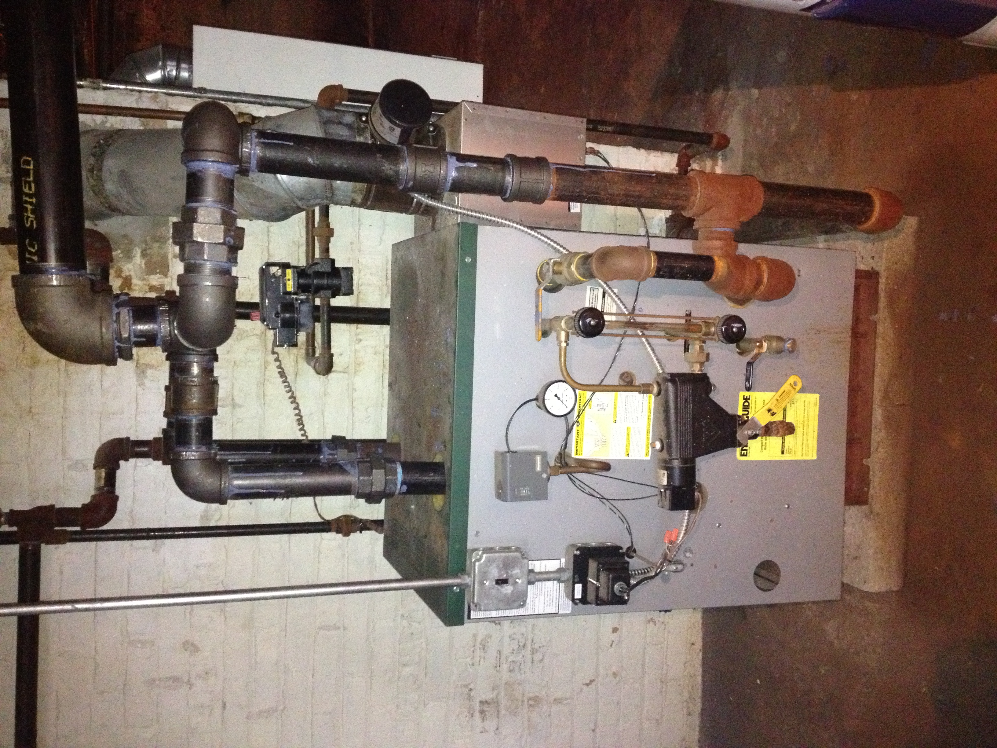 Steam Boiler Header — Heating Help: The Wall