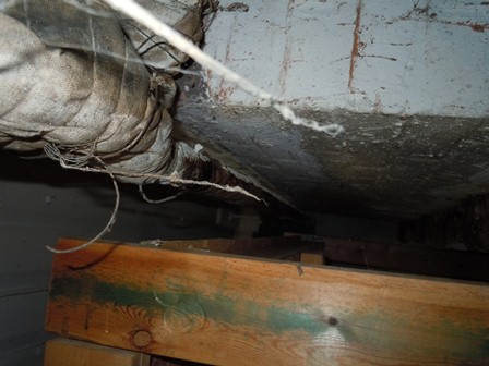 leaking steam pipe possibly asbestos — Heating Help: The Wall