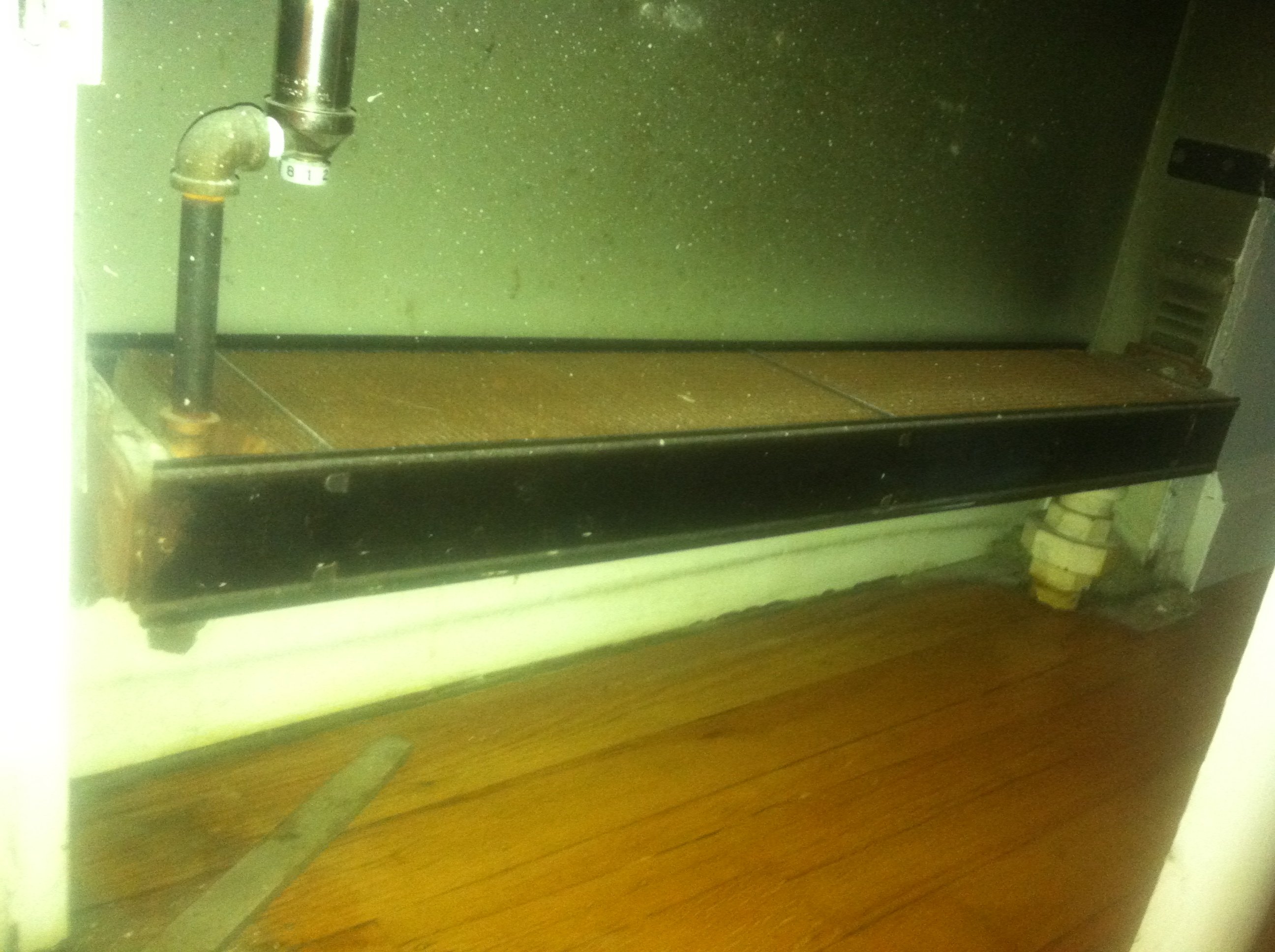 Copper Finned Recessed Steam Radiators — Heating Help: The Wall