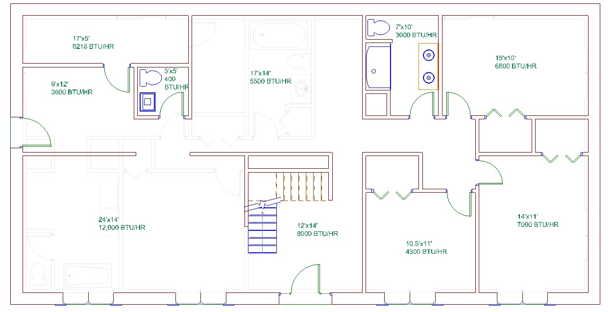 forced air to hot water — Heating Help: The Wall