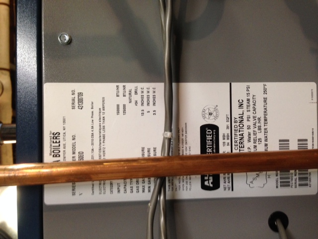 New member new boiler a few questions. — Heating Help: The Wall