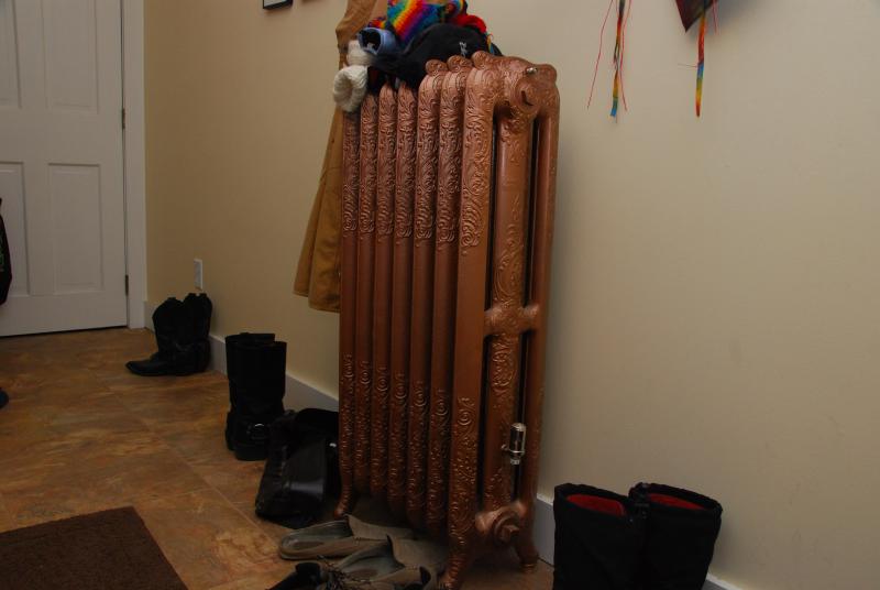 radiator painting — Heating Help: The Wall