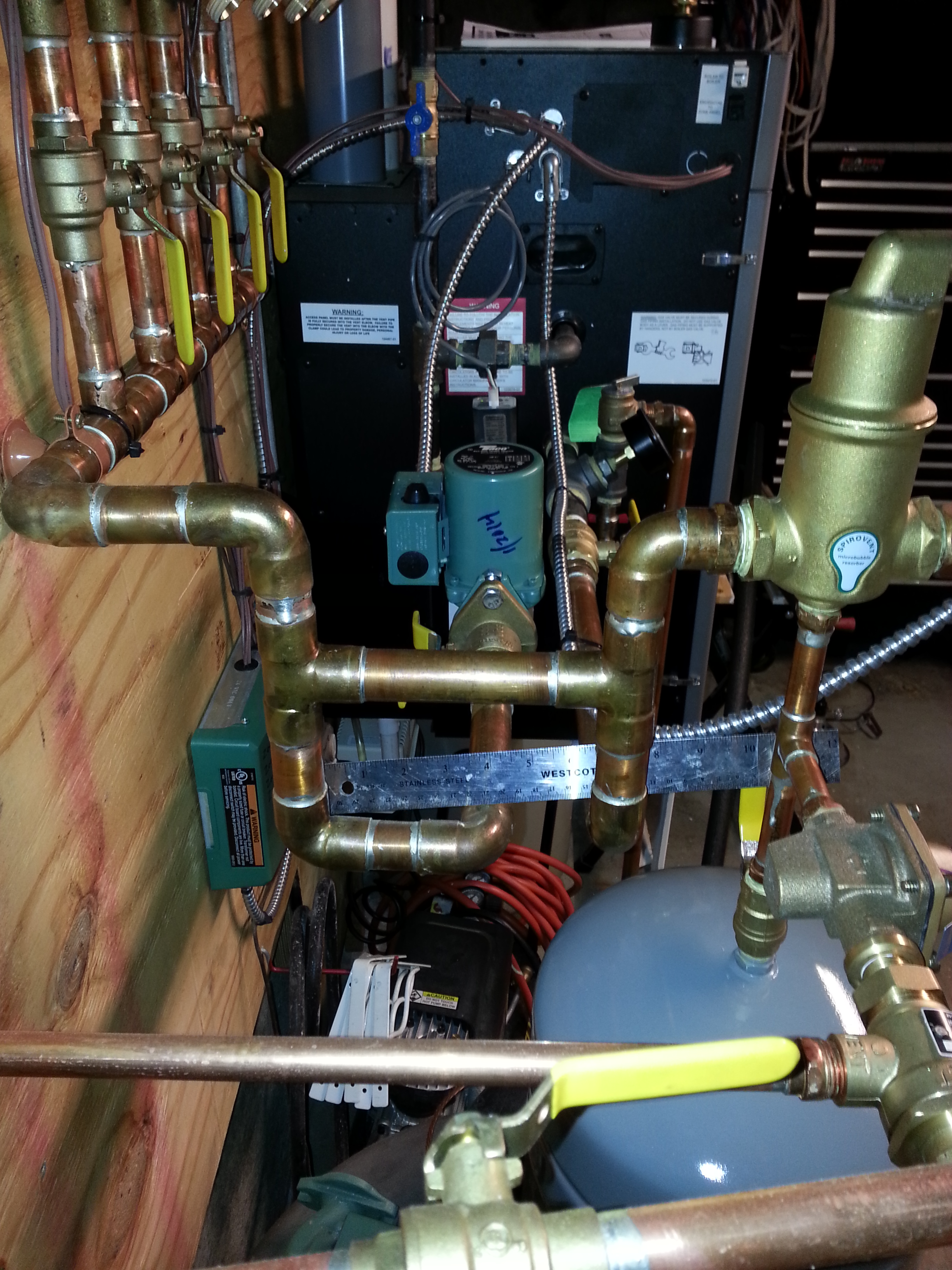 Closely Spaced Tees - maybe not? — Heating Help: The Wall