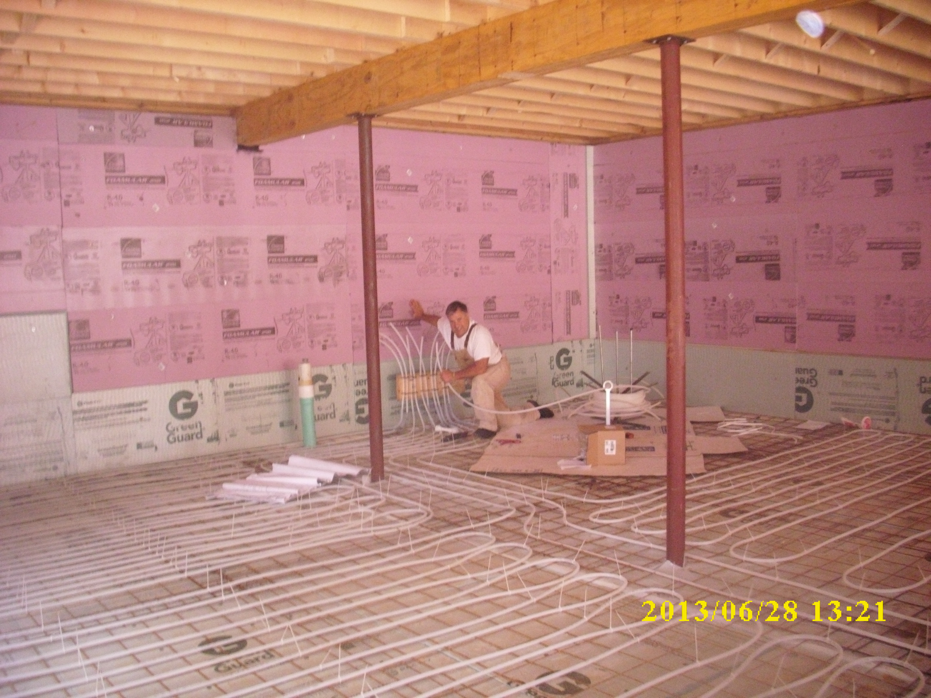 Recently Completed Radiant Job — Heating Help: The Wall