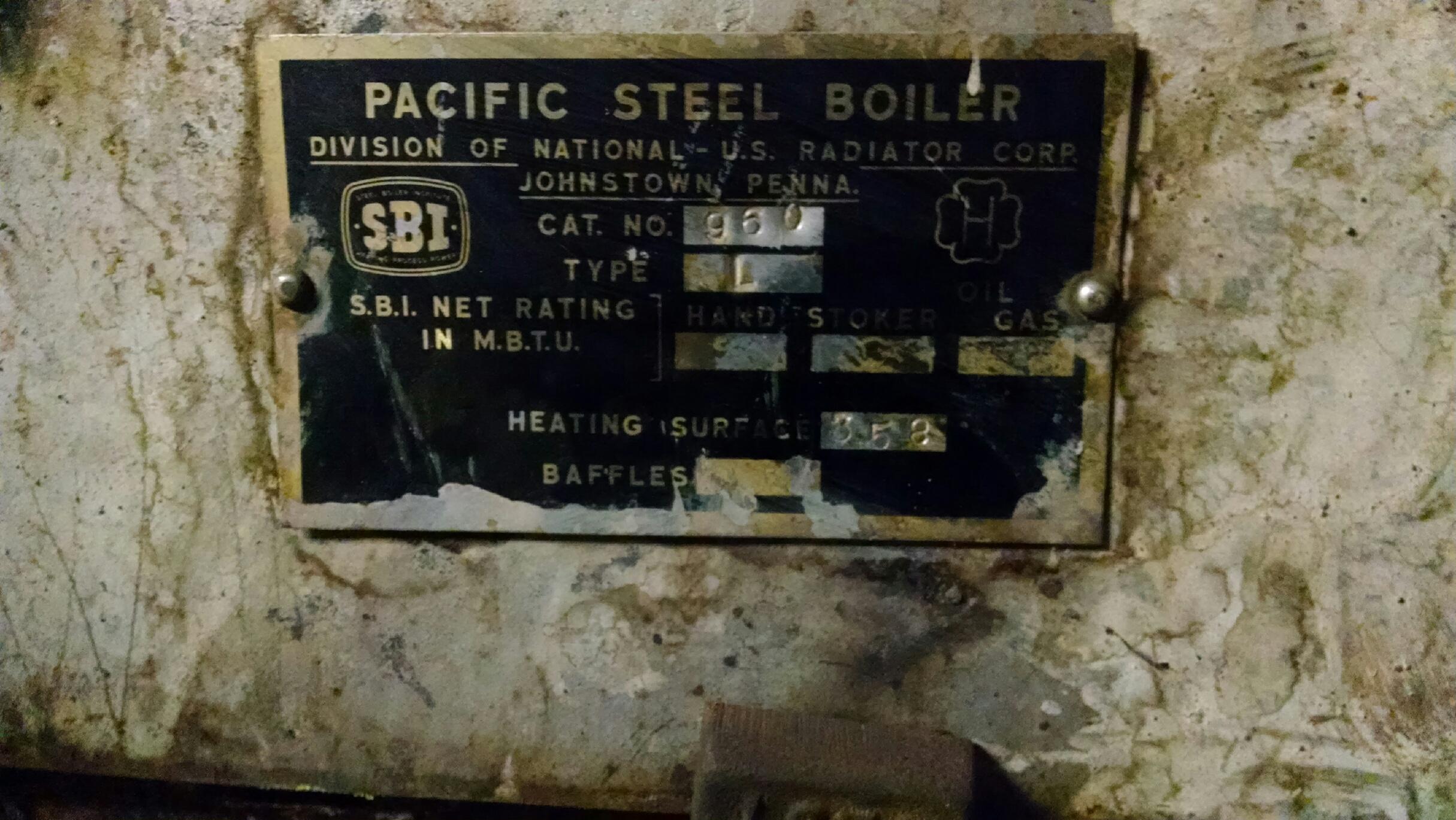 Pacific Steel Boilers — Heating Help: The Wall