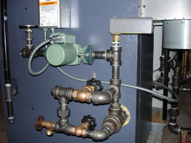 WM Steam boiler install — Heating Help: The Wall