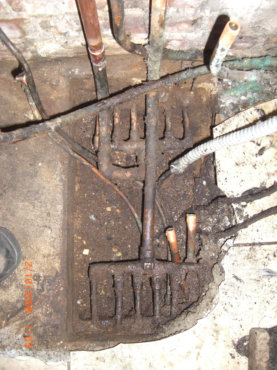 60 year old radiant , still holding tight — Heating Help: The Wall