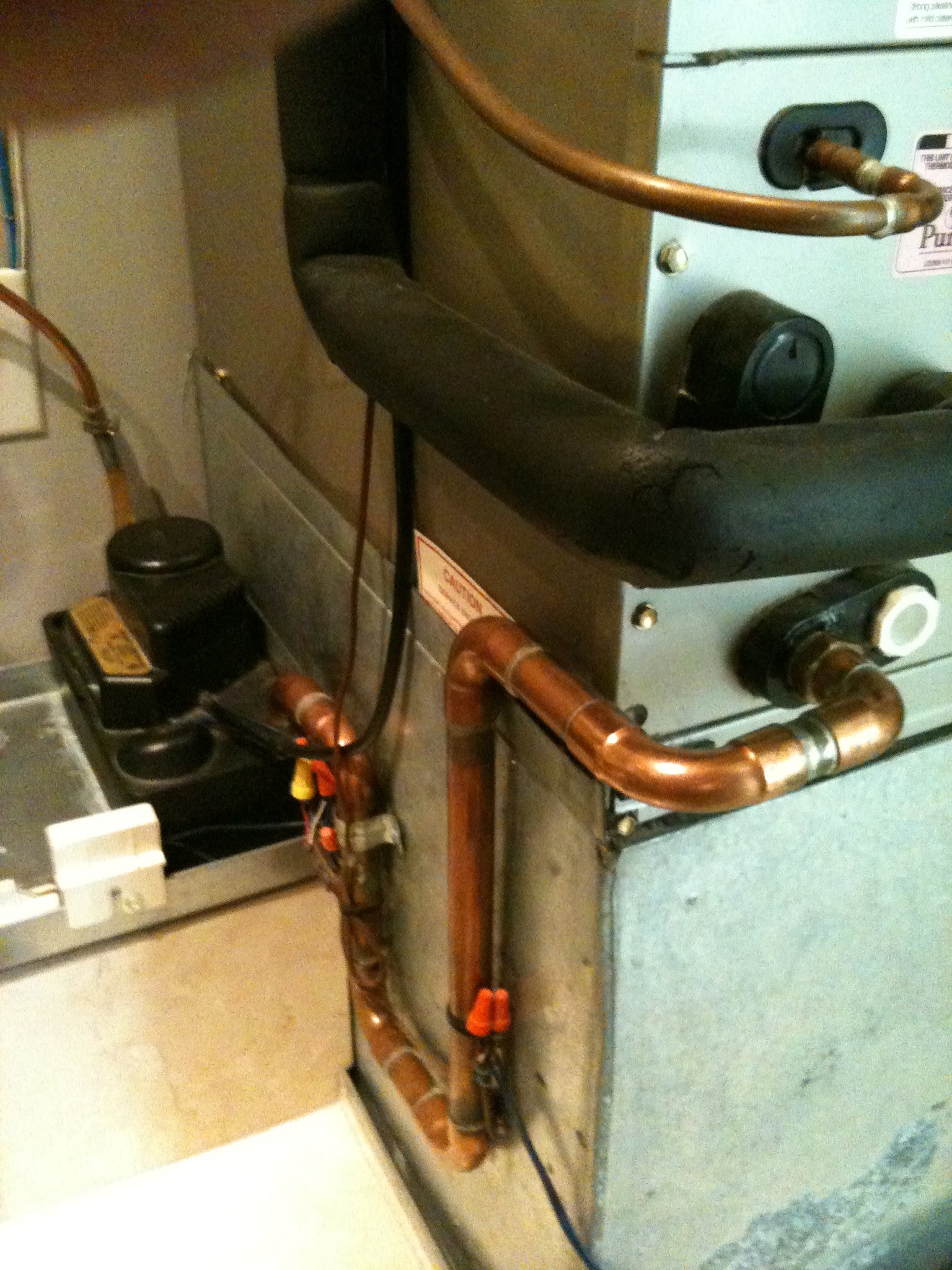 Condensate Drain Pipe Maintenance — Heating Help: The Wall