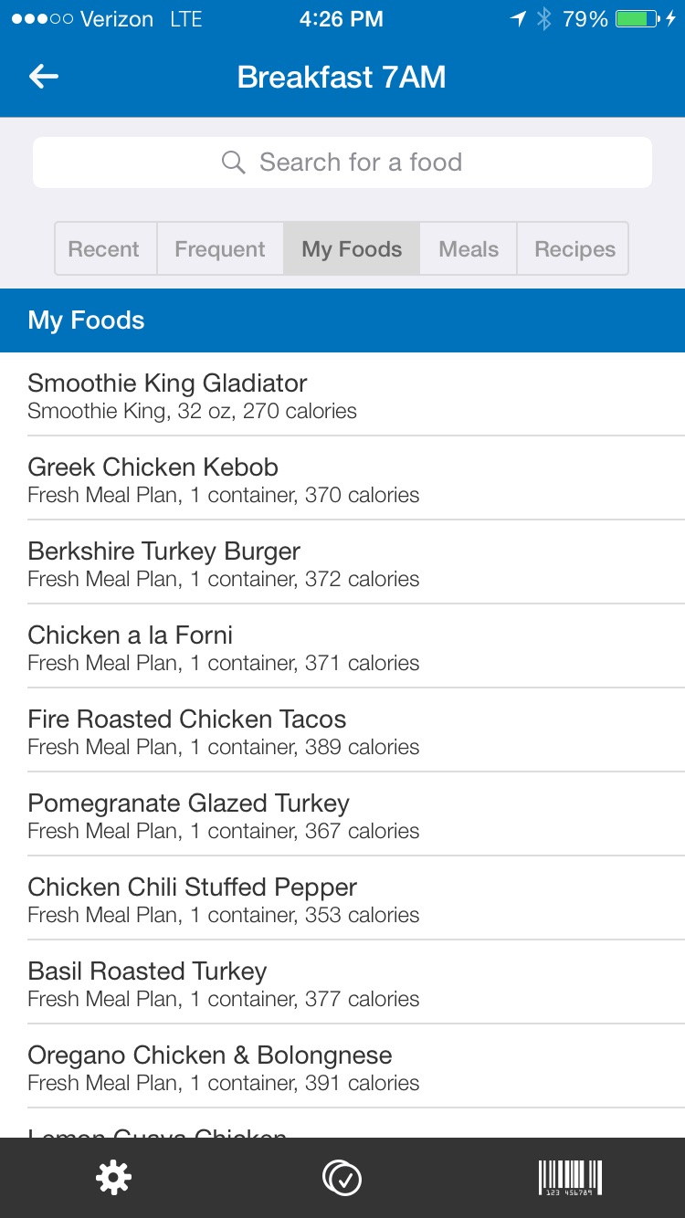 Creating Barcodes For Foods MyFitnessPal