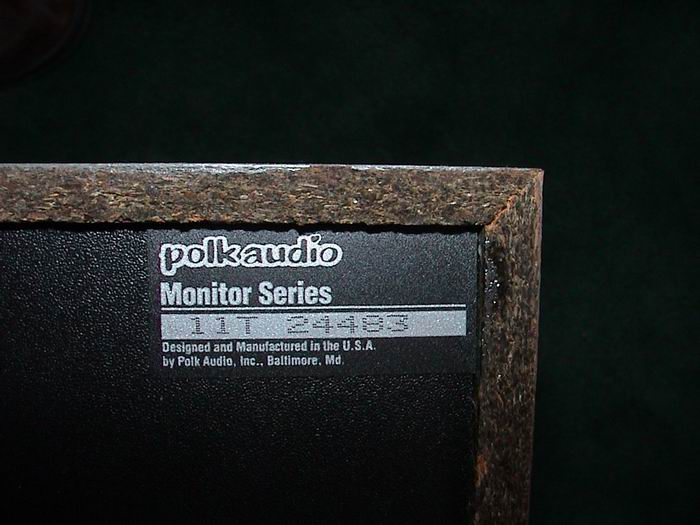 Monitor Series 11T — Polk Audio Forum