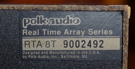 RTA 8T's or TL's — Polk Audio Forum
