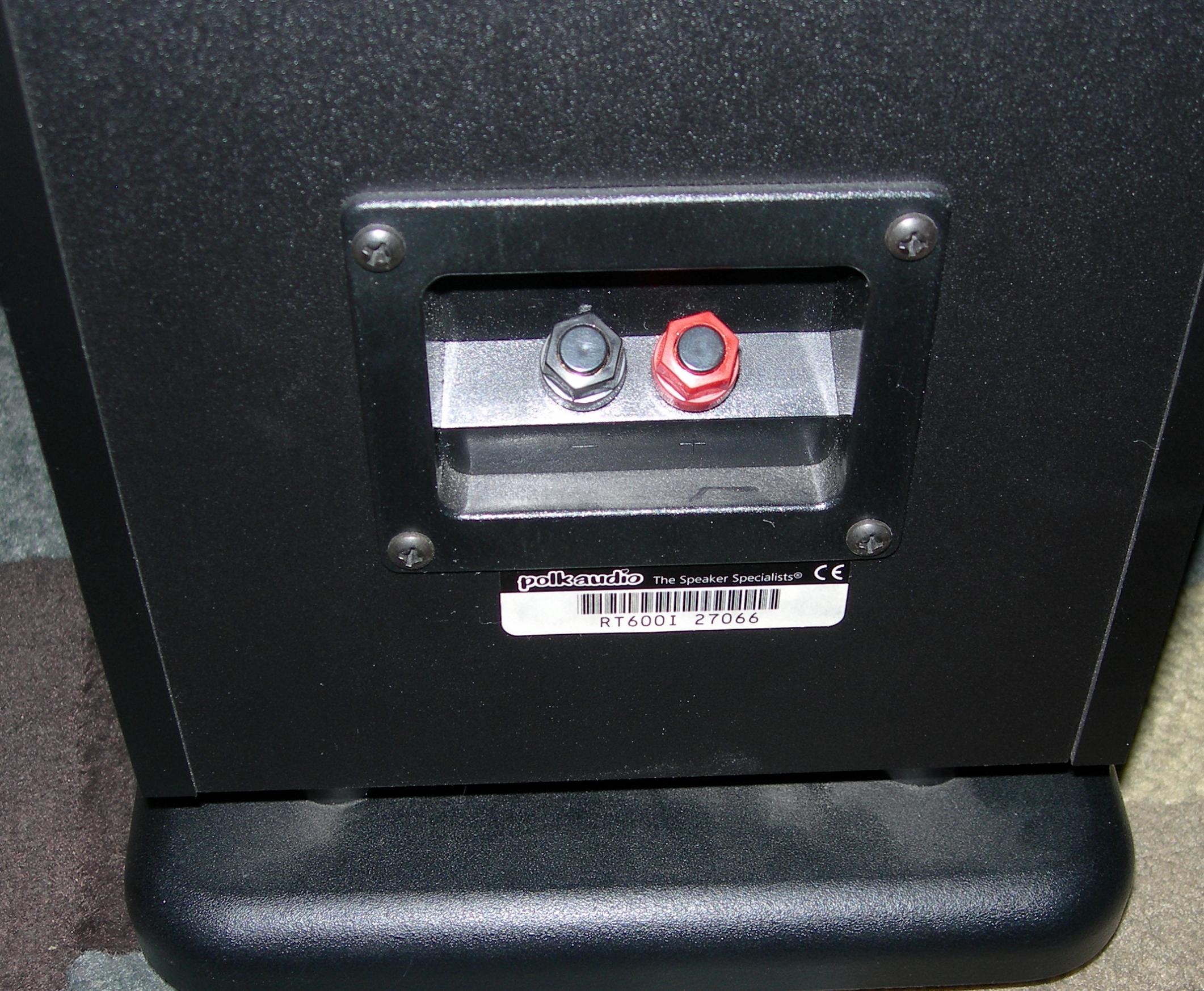 CL buy - RT600, CS2 and Velodyne sub — Polk Audio Forum