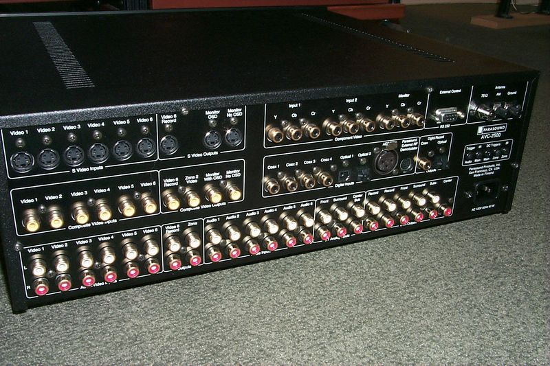 FS: Parasound AVC 2500 & CSE 6.1 DD/DTS Pre-pro — Polk Audio Forum