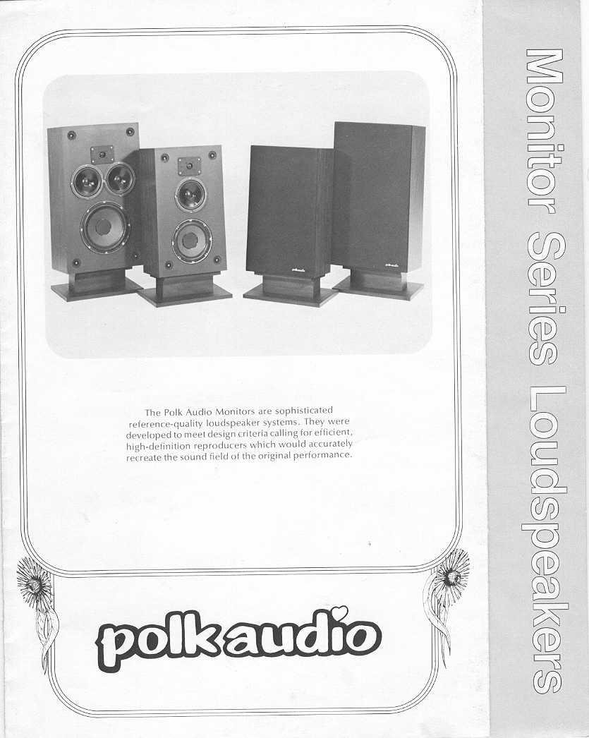 Original Model 7 and Model 10 Brochure Scans — Polk Audio Forum
